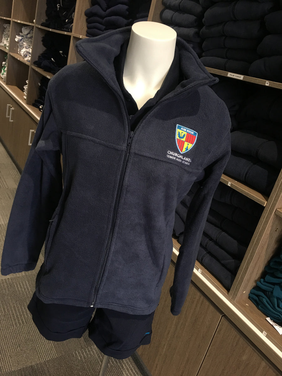 Outer Polar Fleece Navy – Churchlands SHS Uniform Shop